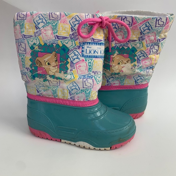 Disney | Shoes | Disneys The Lion King Nala Snowrain Boots Childrens 8 ...